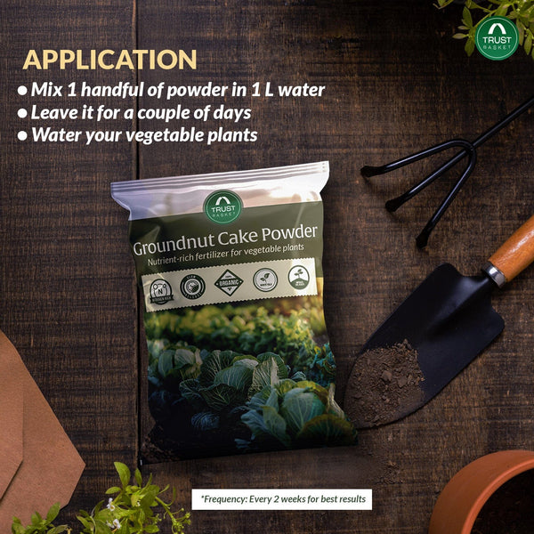 Groundnut Cake Fertilizer for Plants – Organic – TrustBasket