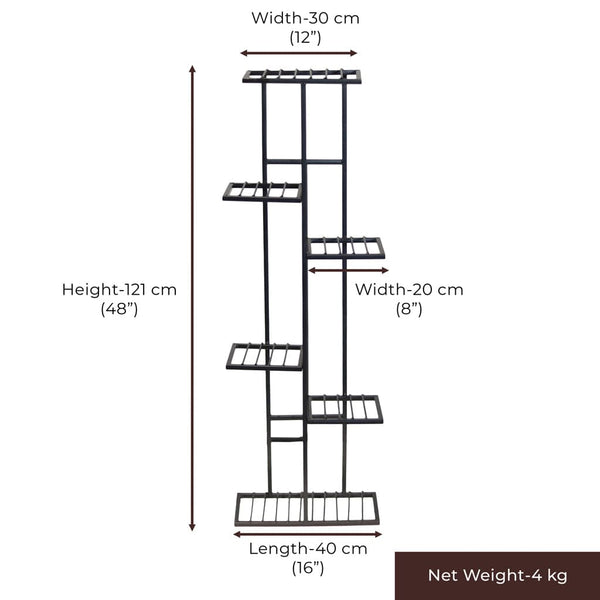 TrustBasket Vertical Garnet Stand for Plants