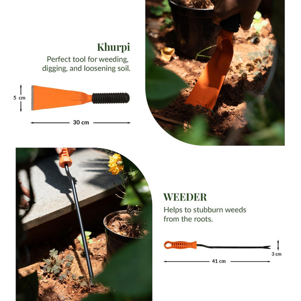 Greenkeeper Tool Kit – Gardening Tools Kit for Home Garden – TrustBasket