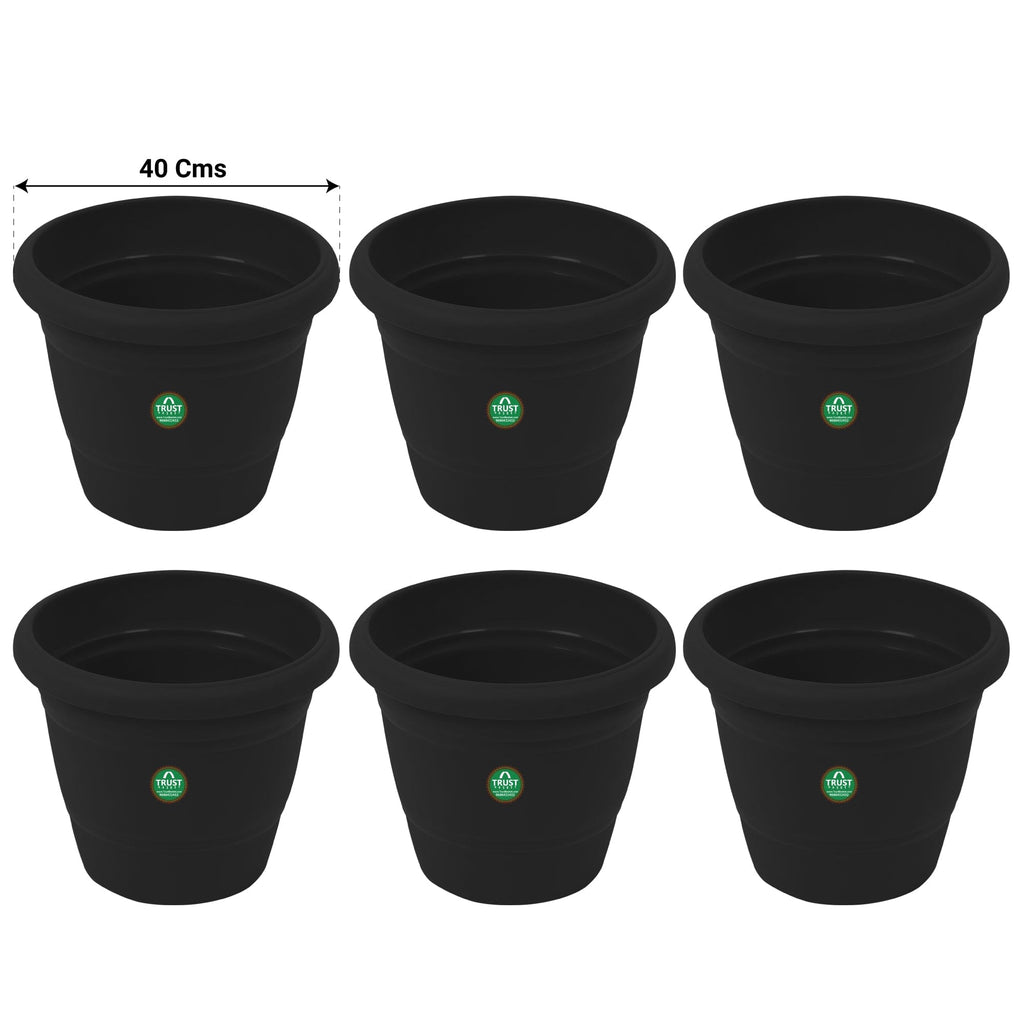 UV Treated Plastic Round Pot - 16 inches – TrustBasket