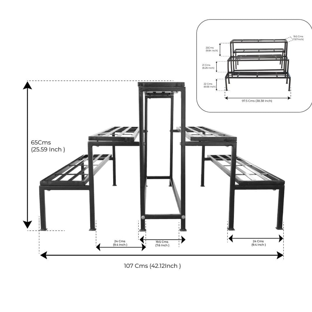 5 Step Stand for Multiple Plant and Pots Stand | Heavy Duty Highly Dur ...