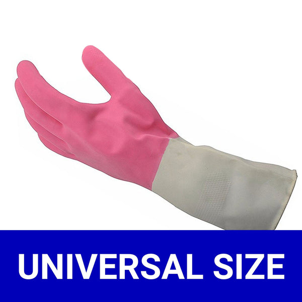 Gardening Reusable Rubber Hand Gloves For Washing, Cleaning Kitchen an ...