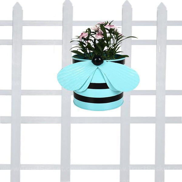 Bee Balcony Railing Garden Flower Pots/Planters – TrustBasket